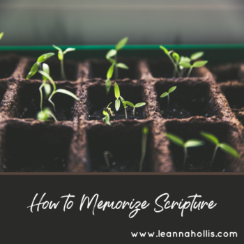 How to Memorize Scripture: Three Easy Steps – Leanna Hollis