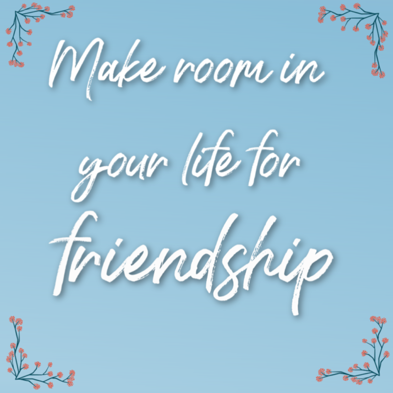 The Importance of Offering Friendship – Leanna Hollis