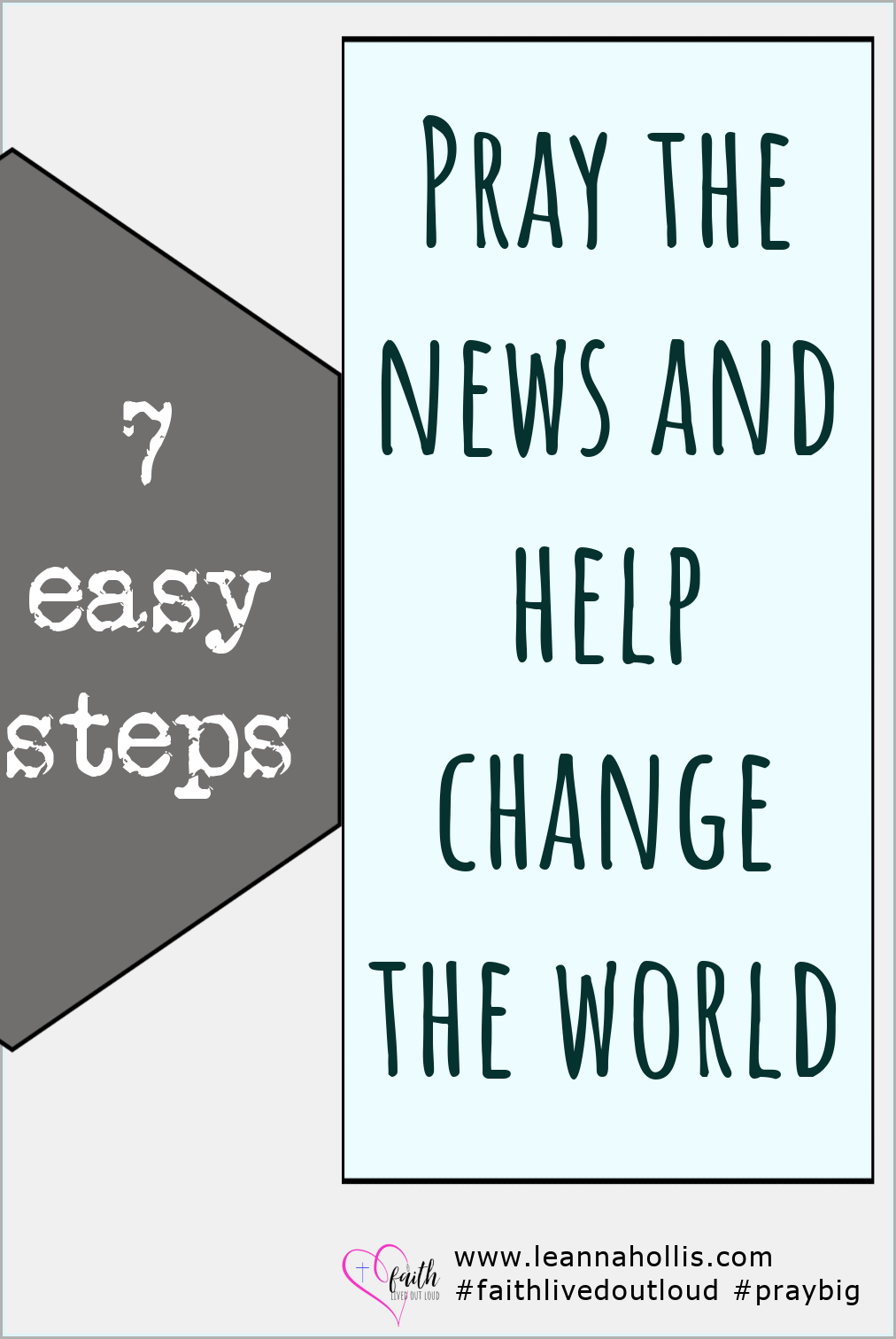 How to Pray the News and Why We Should Pray the News – Leanna Hollis